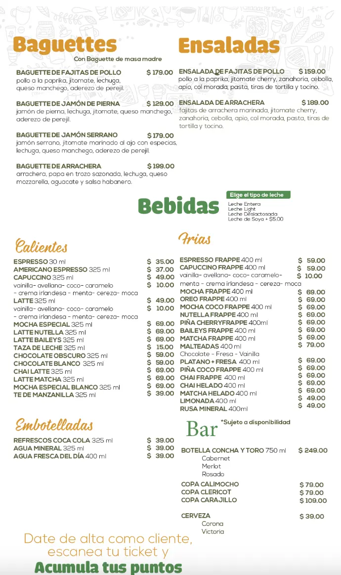 Menu | La Creperia FD REV